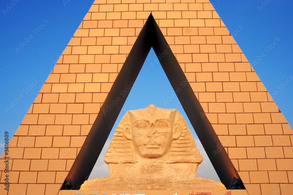 egyptian sphinx pyramid Stock Photo | Adobe Stock