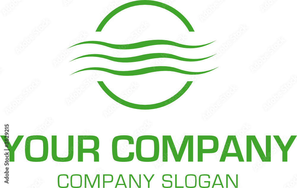 logo mit wellen Stock Vector | Adobe Stock