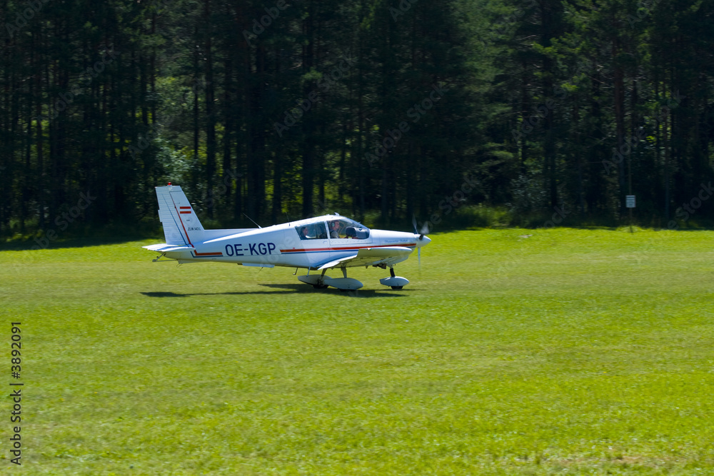 Small airplane at the airshow Stock Photo | Adobe Stock
