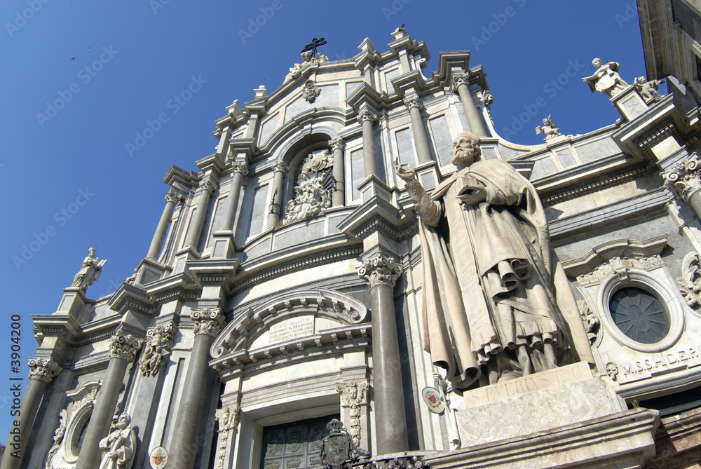 Catania Duomo Cattedrale di Sant'Agata Stock Photo | Adobe Stock
