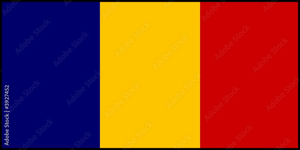 Drapeau du Tchad Stock Vector | Adobe Stock