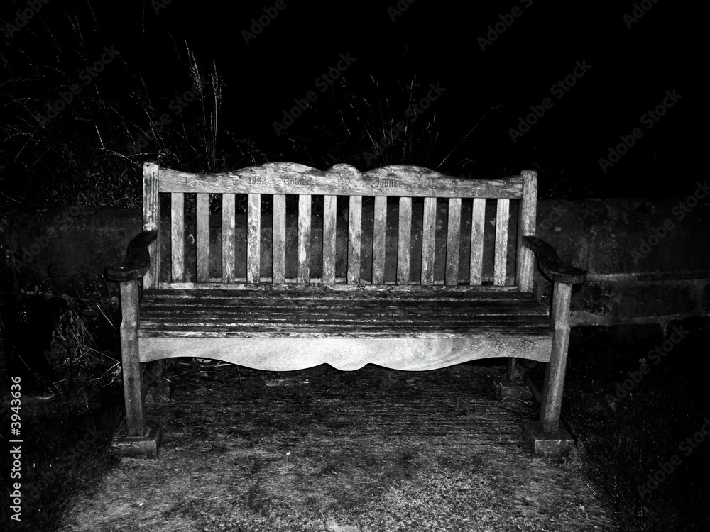 Scary Bench Stock Photo | Adobe Stock