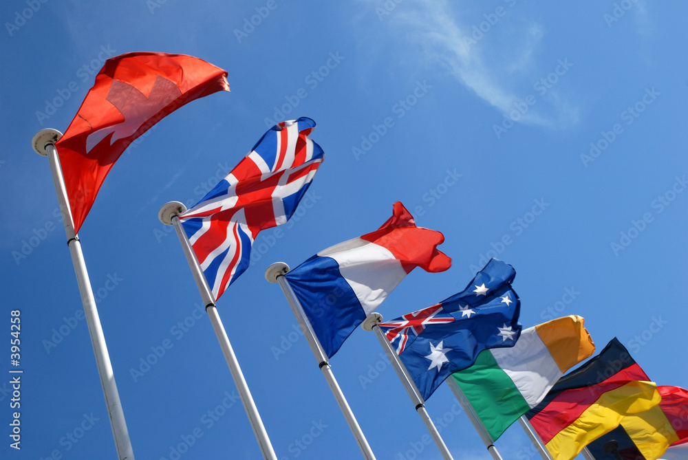 Les drapeaux Stock Photo | Adobe Stock