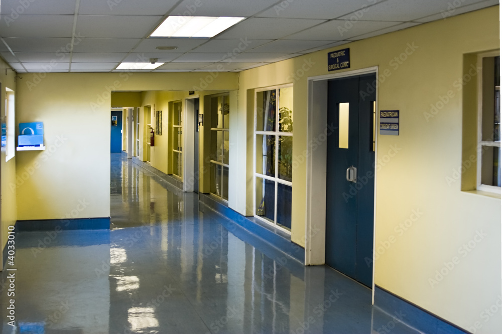 hospital hallway Stock Photo | Adobe Stock