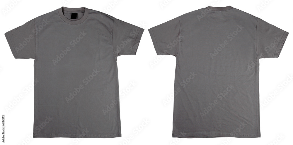 T-Shirt front and back Stock Photo | Adobe Stock