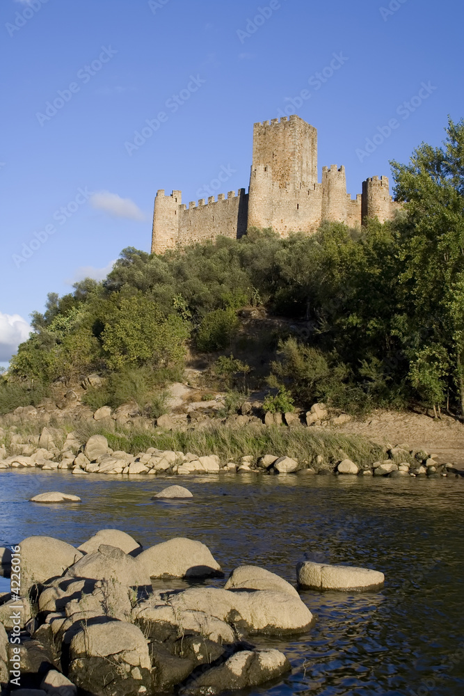 Castle on the Tagus River Stock Photo | Adobe Stock