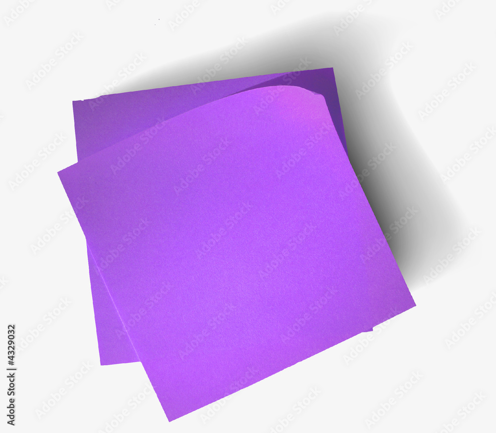 Post-it violet Photos | Adobe Stock
