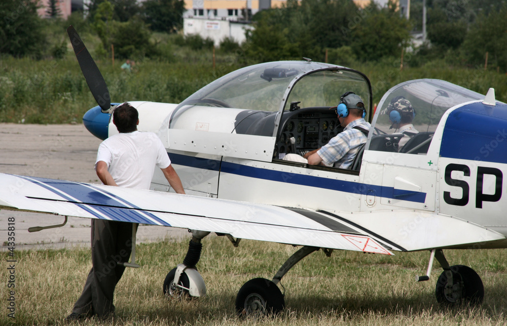 Small aircraft Stock Photo | Adobe Stock