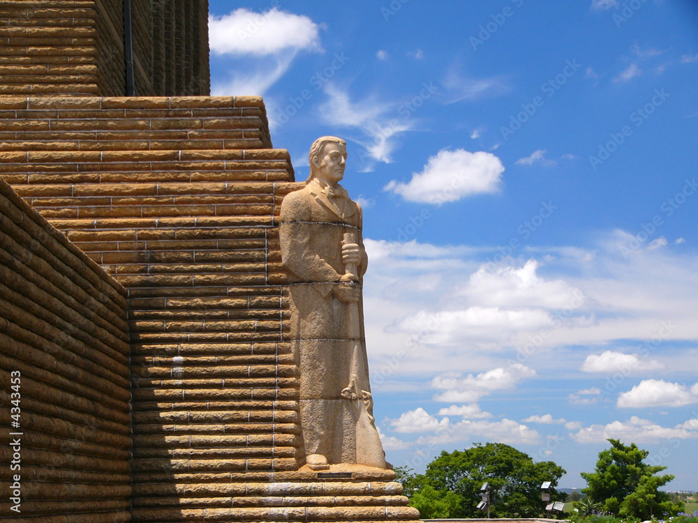 Statue of Andries Pretorius, Voortrekkesrs Monument, Pretoria Stock ...