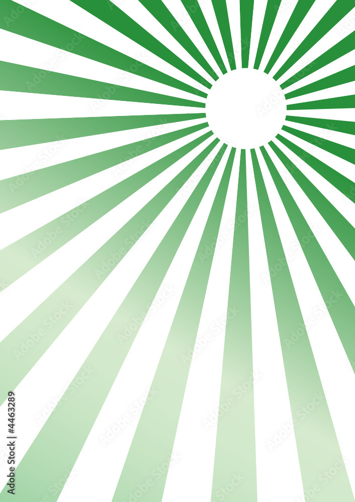 green rays Stock Vector | Adobe Stock