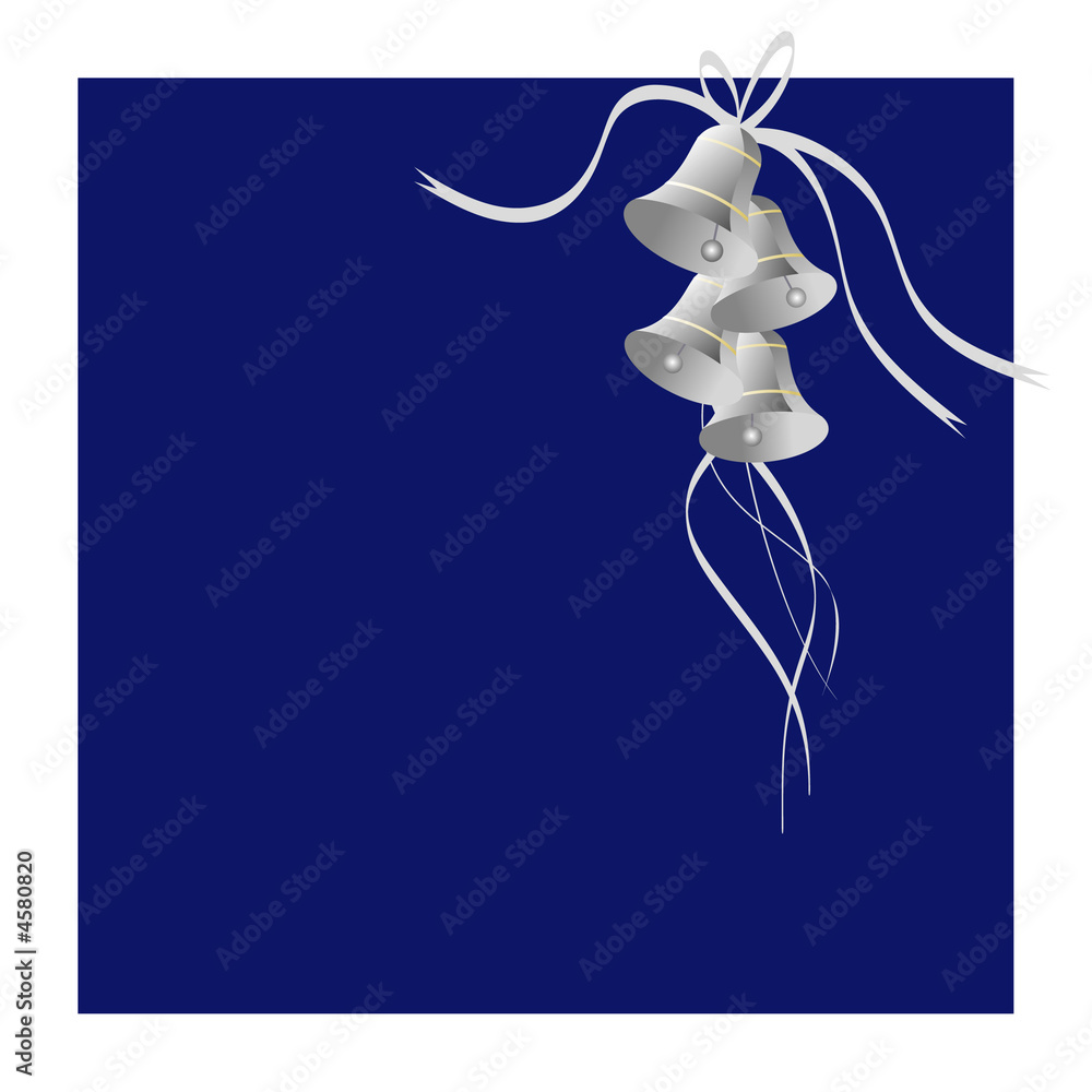 Silver Bells Illustration Stock Illustration | Adobe Stock