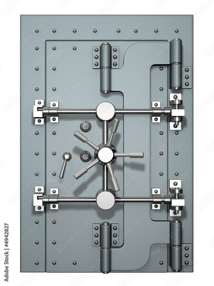 Vault Door Stock Illustration | Adobe Stock