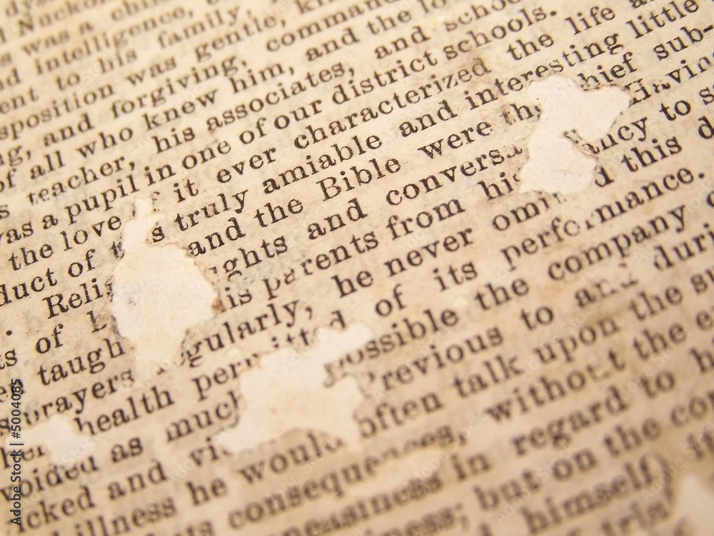 Vintage Newspaper Clipping Stock Photo | Adobe Stock