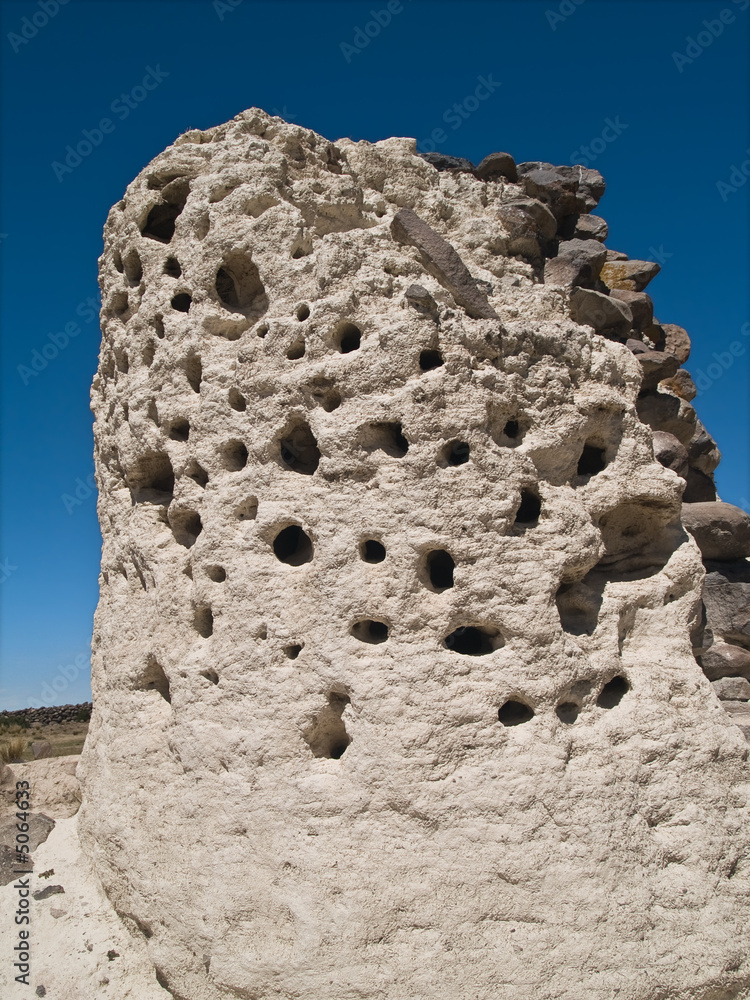 Sillustani Funeral Towers, Andes, Peru Stock Photo | Adobe Stock