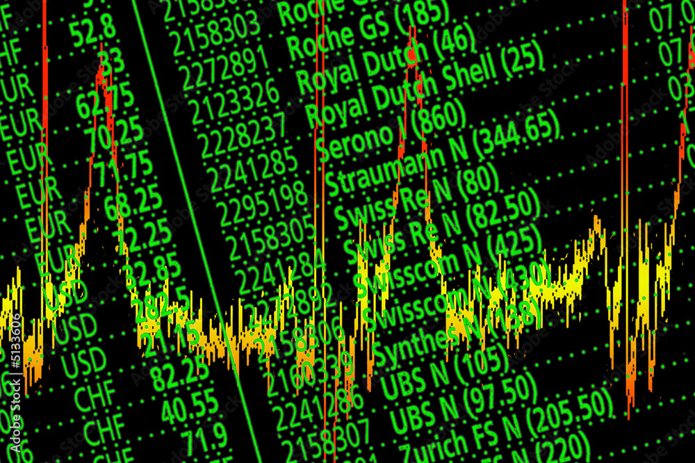 Aktien und Börse Stock-Foto | Adobe Stock