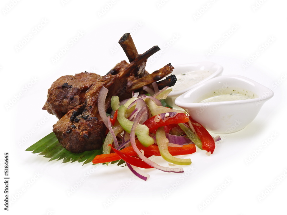 indisches tandoori lamm kotelett Stock Photo | Adobe Stock