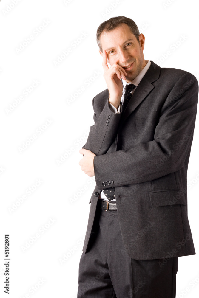 Homme qui réfléchit Photos | Adobe Stock