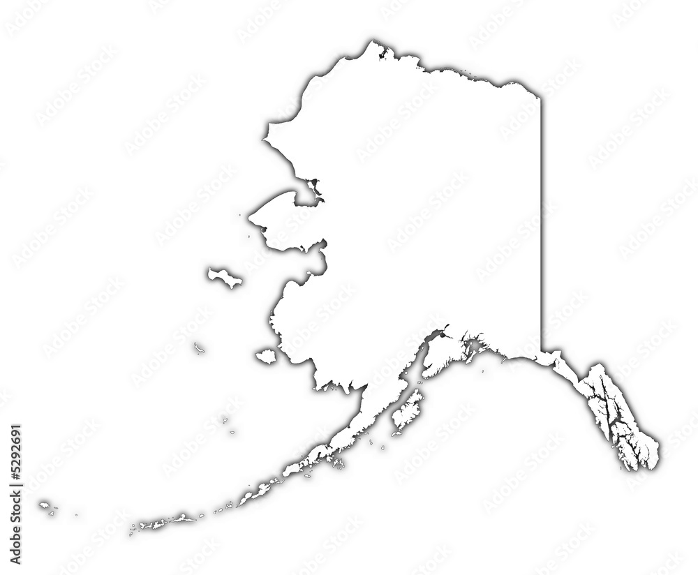 Alaska Map Blank