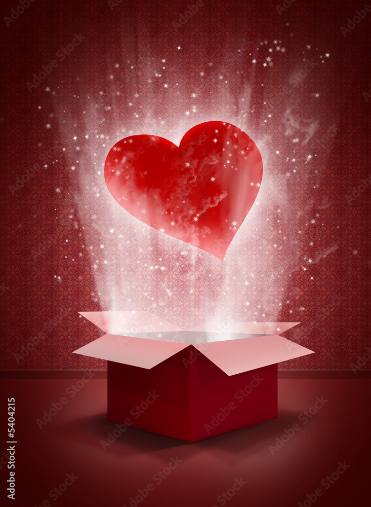 love box Stock Illustration | Adobe Stock