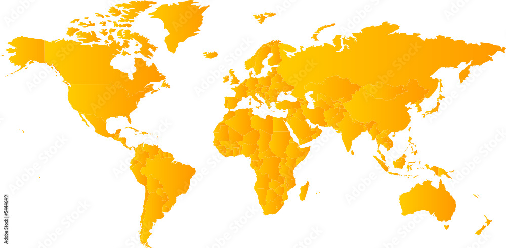 map monde Stock Vector | Adobe Stock
