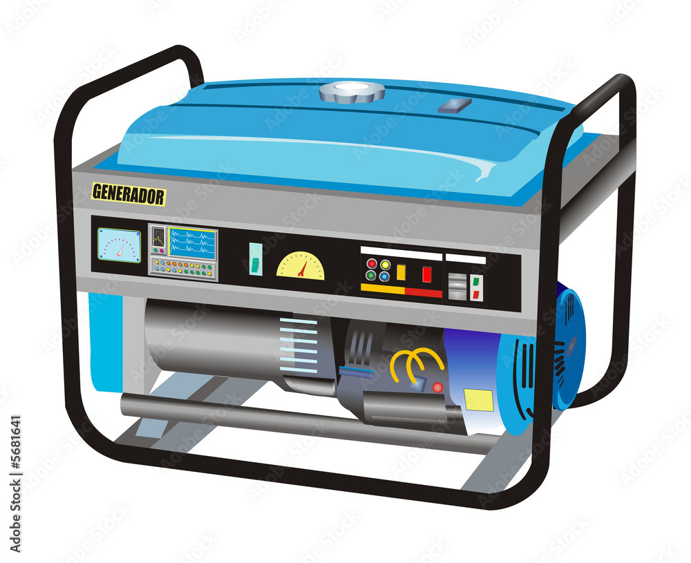 Generador Electrico ilustración de Stock | Adobe Stock