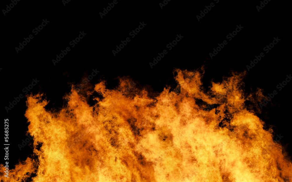 Poster Massive wall of fire and flames (Huge XXL file) – Wall Art ...