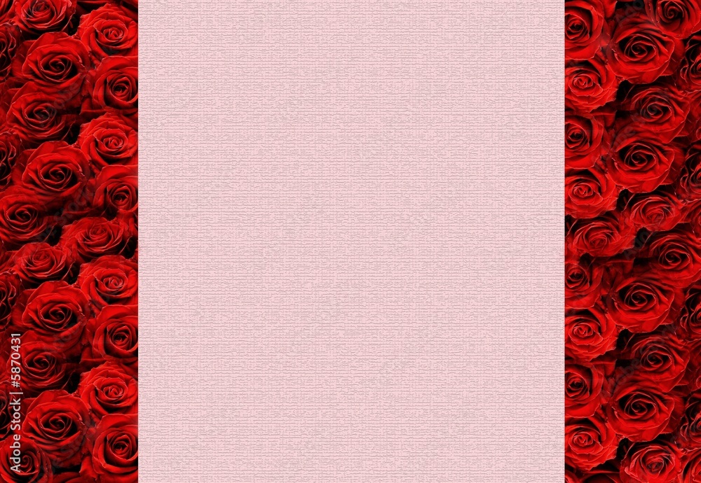 red roses border Stock Illustration | Adobe Stock