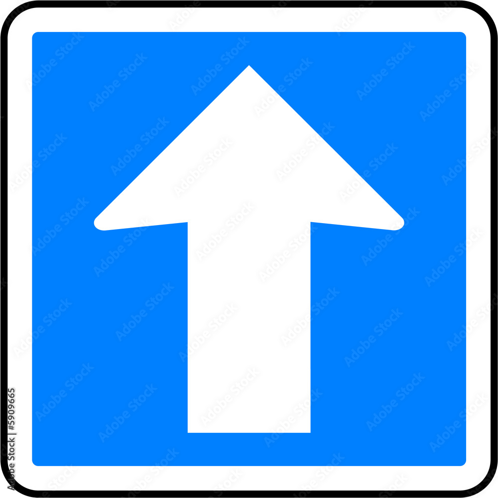 Photo panneau : sens unique, iMAGINE | Posters, tableaux et papiers ...