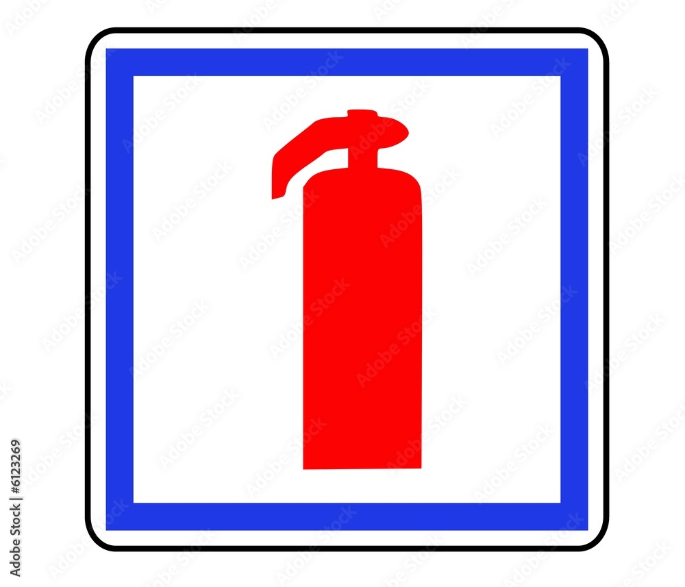 Panneau de Signalisation (Extincteur - CE29) Stock Illustration | Adobe ...