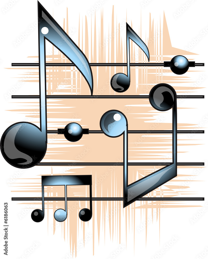 pentagrama musical vector de Stock | Adobe Stock