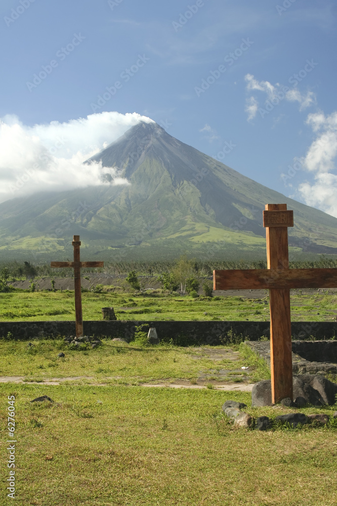 mayon volcano Stock Photo | Adobe Stock