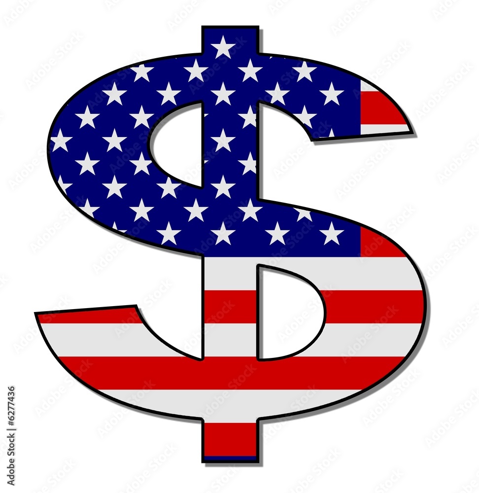 dollar symbol usa Illustration Stock | Adobe Stock