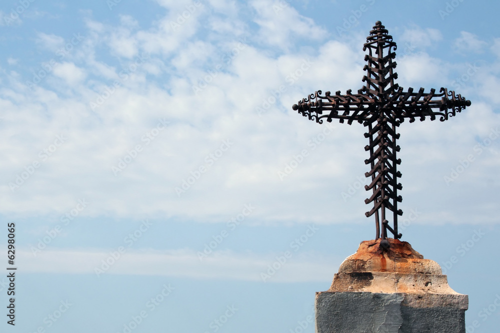 Croix en fer forgé Stock Photo | Adobe Stock