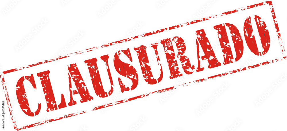 clausurado Stock Vector | Adobe Stock