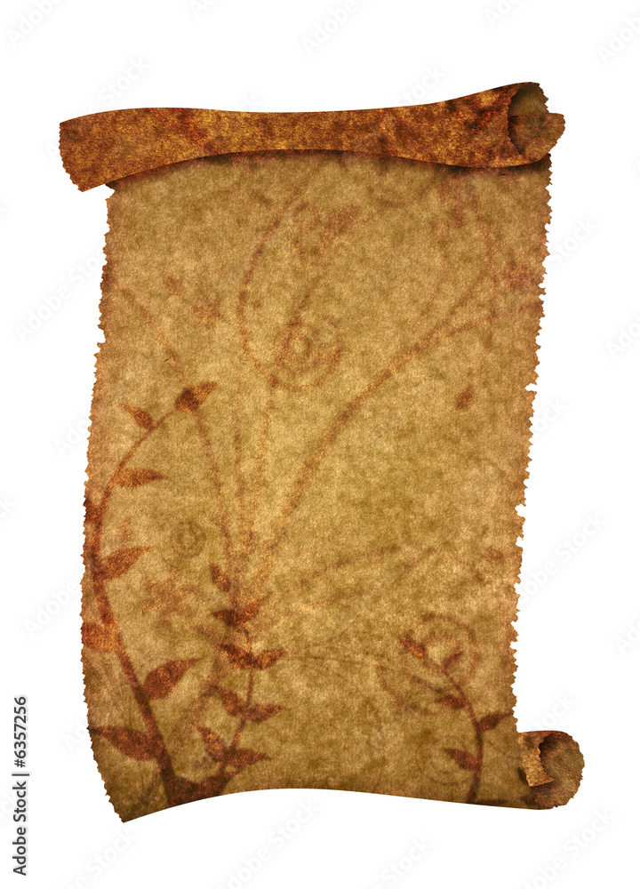 old scroll papyrus for your messages and designs Stock Photo | Adobe Stock