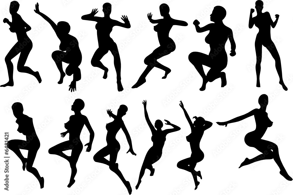 Sexy Silouettes Stock Vector Adobe Stock