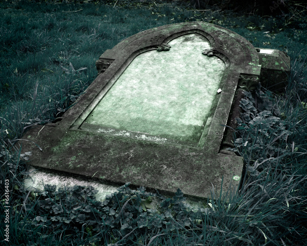 Gothic Grave stone with clear space for your own text Stock Photo ...