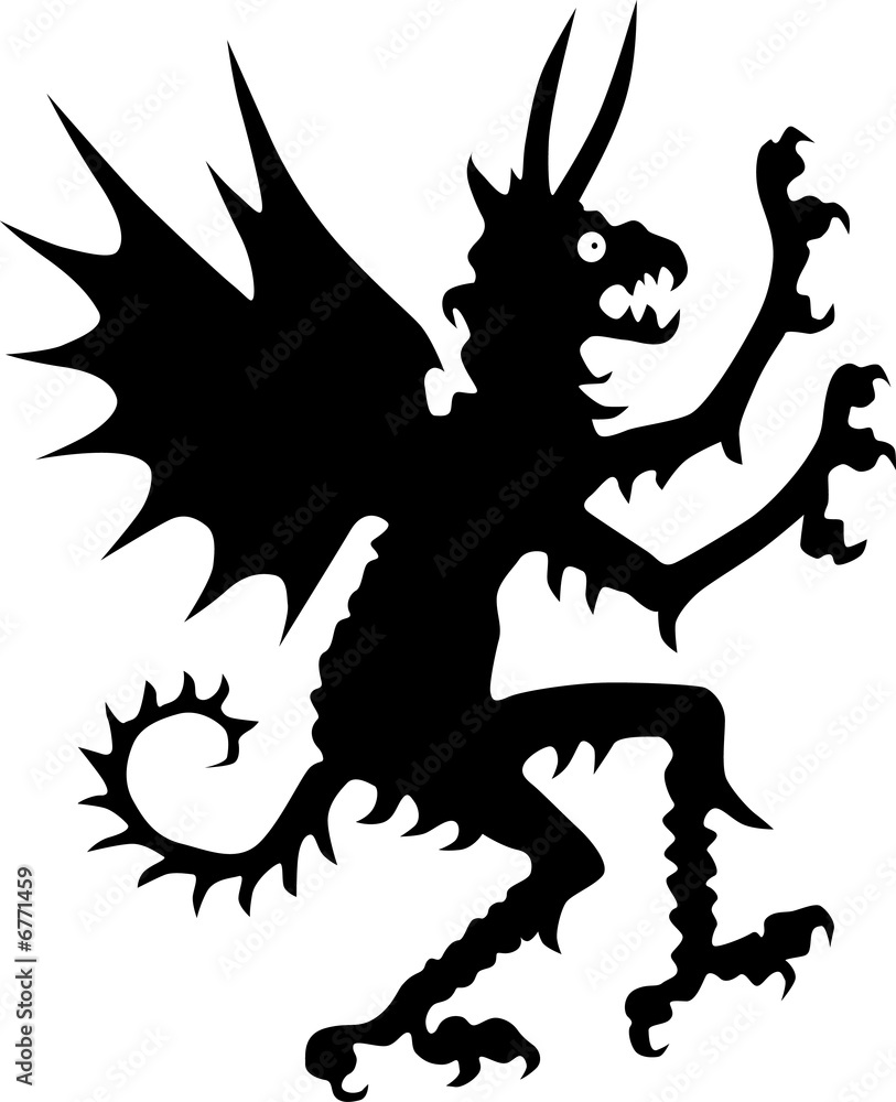 silhouette of devil Stock Illustration | Adobe Stock