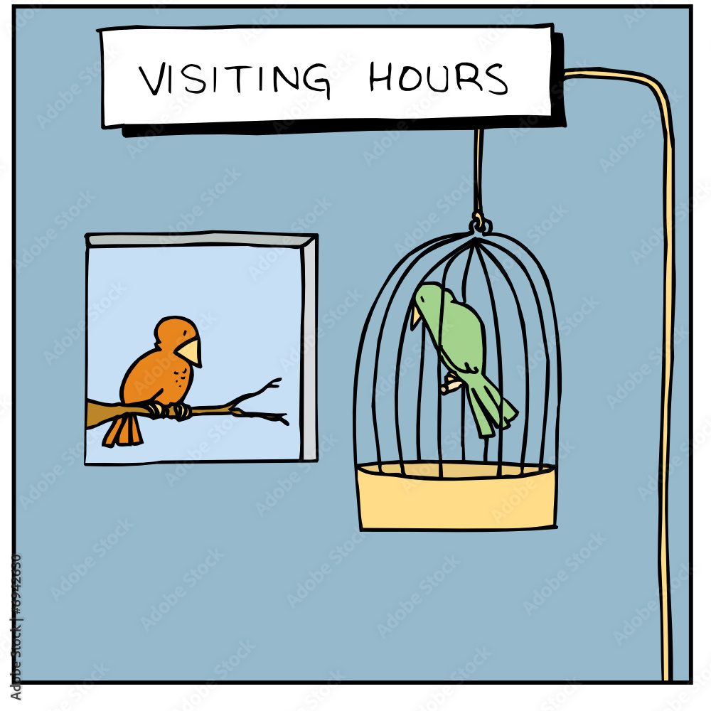 Visiting Hours Stock Vector | Adobe Stock