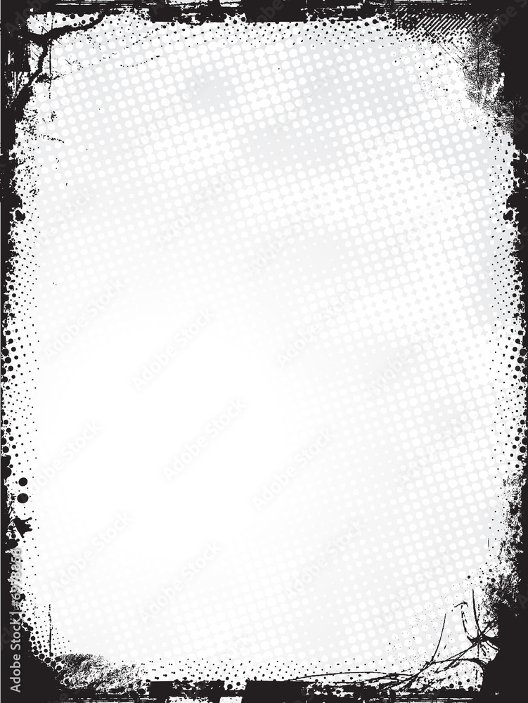 Grunge Border Vector