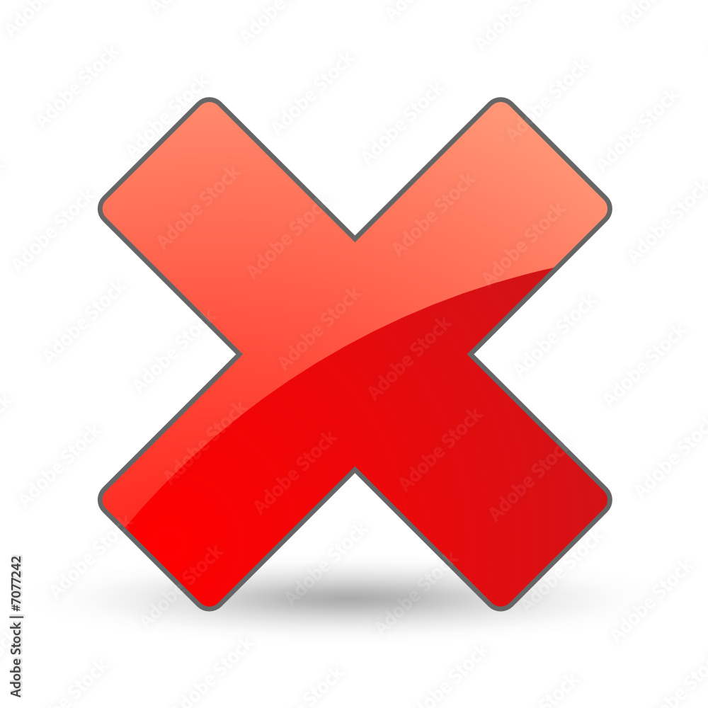 icone croix Stock Vector | Adobe Stock