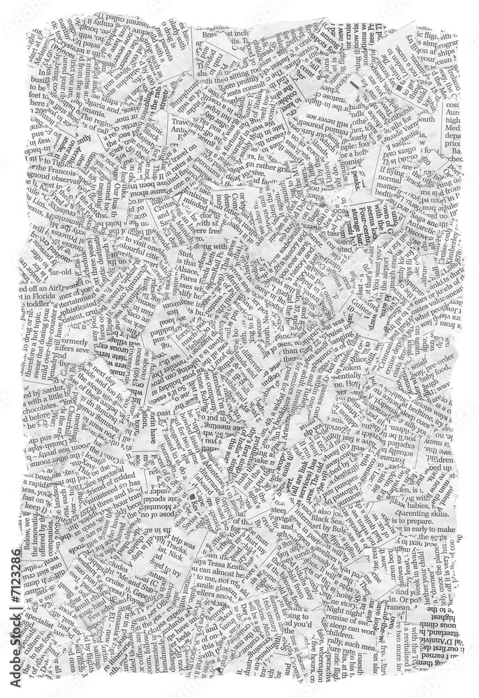 Newspaper tear outs background Stock Photo | Adobe Stock