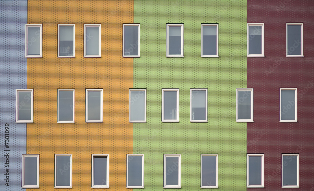 Poster Multi colored apartments 5 – Wall Art | UkPosters