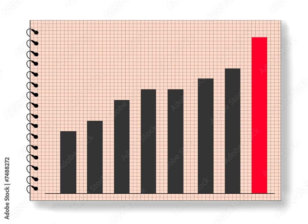 GrapChart graph stats statistics diagram Stock Illustration | Adobe Stock