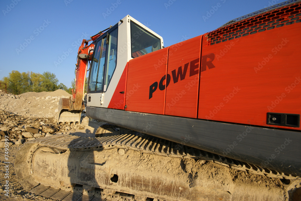 Bagger Stock-Foto | Adobe Stock