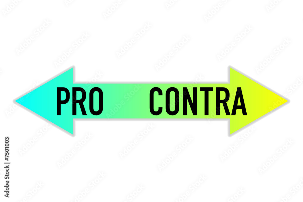 pro-contra Stock-Vektorgrafik | Adobe Stock