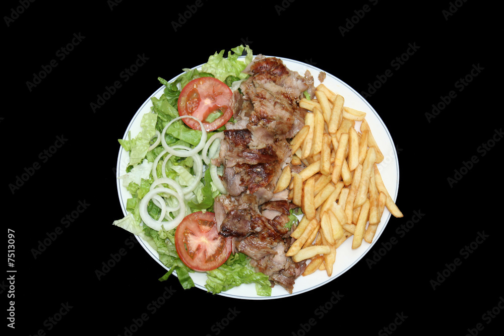 assiette kebab Photos | Adobe Stock