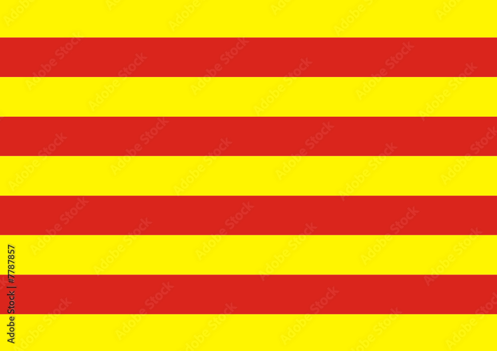 bandera de cataluña. señera de cataluña vector de Stock | Adobe Stock