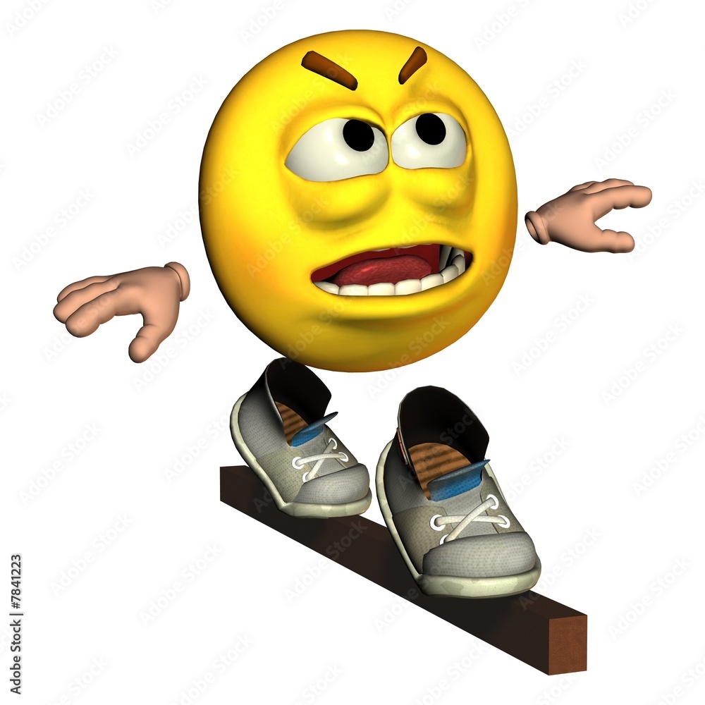 Smilie Turnen Stock-Illustration | Adobe Stock