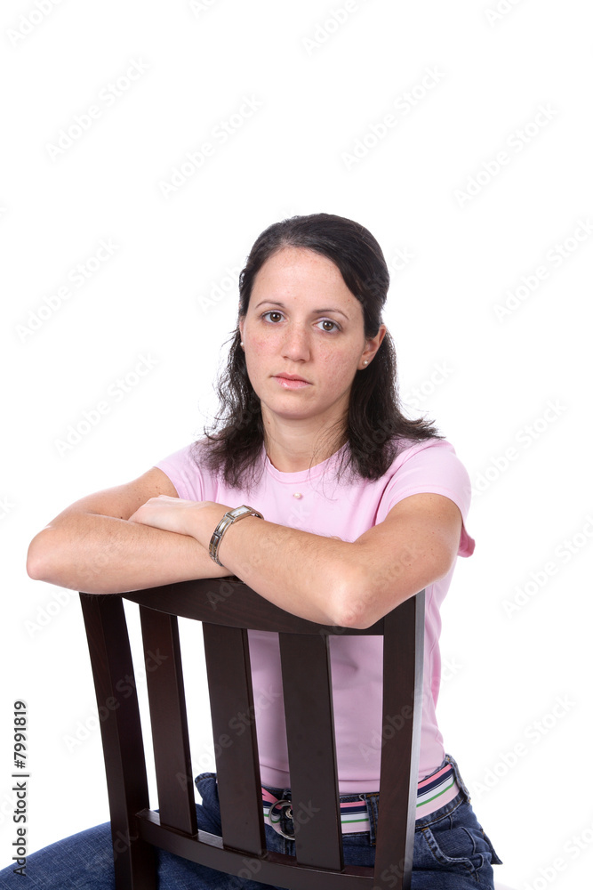 Sitting On Chair Backwards